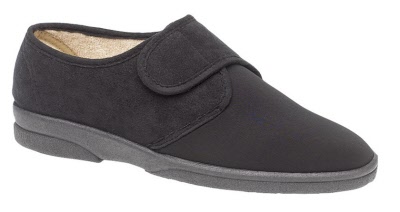 Sleepers. COMFORT SLIPPER. MS 464A. BLACK . Sizes 13. | Sleepers ...